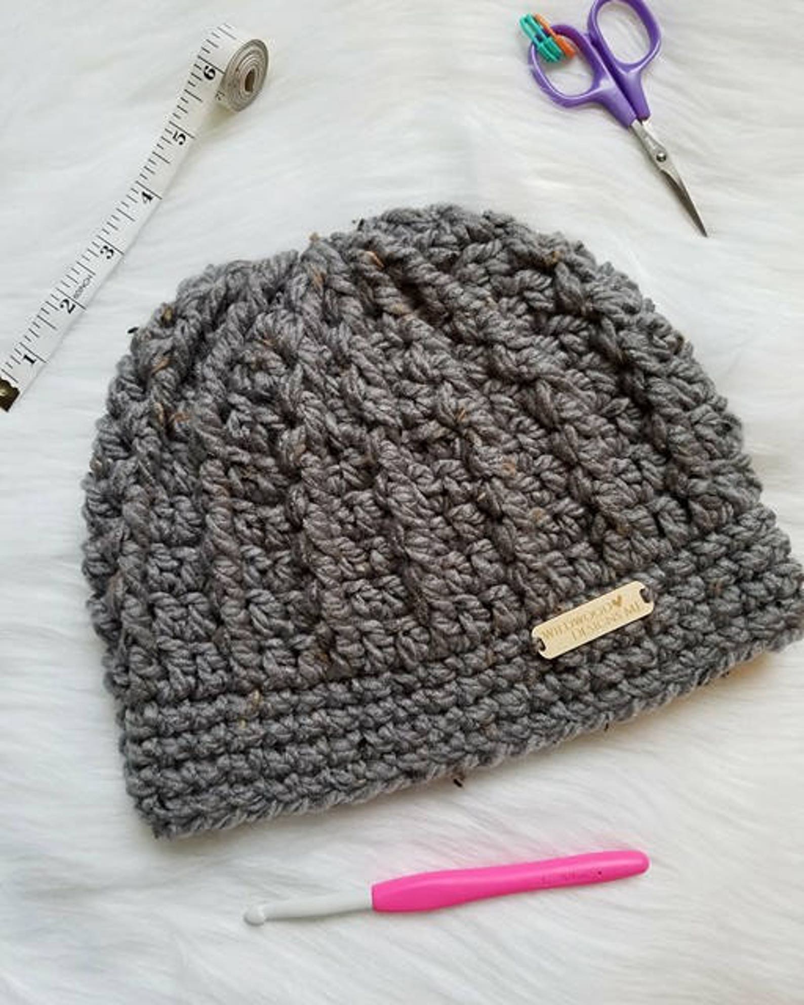 PATTERN ONLY, the Royal Beanie, Crochet Beanie Pattern, Crochet Hat ...
