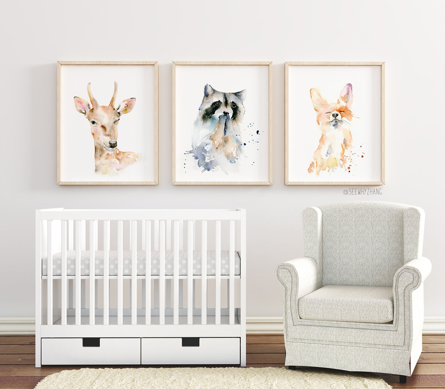 Proud Fox Watercolor Fine Art Print - Modern Wild Animal Art ...