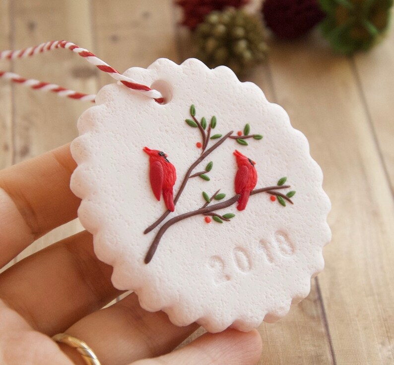 Personalized Cardinal Ornaments in Loving Memory Dad Love - Etsy