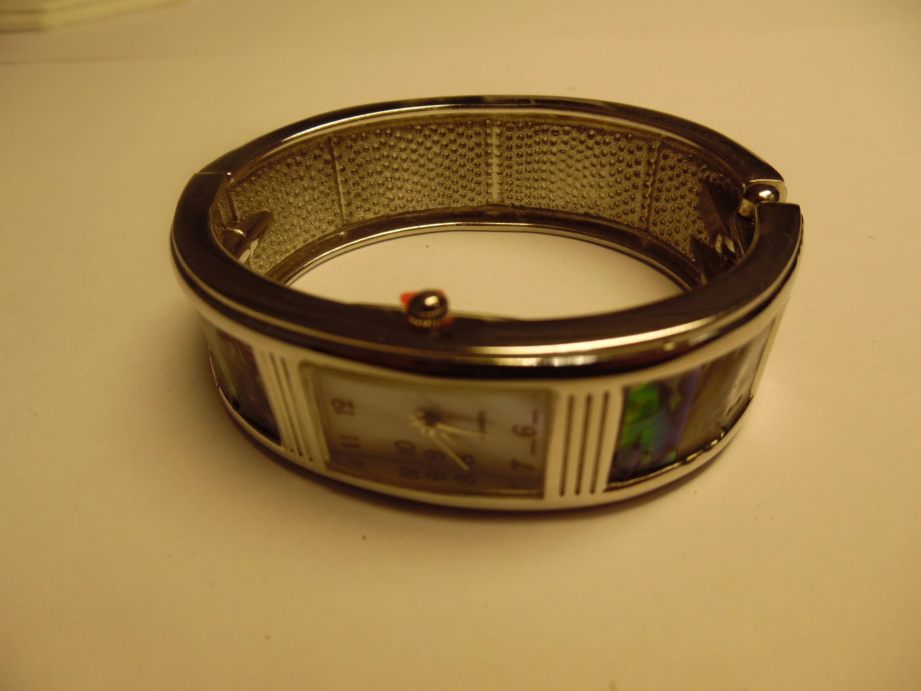 Ladies Quartz Cuff Wrist Watch With Abalone Inserts - Etsy