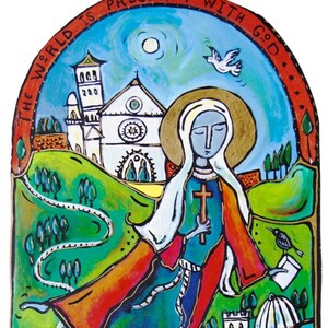Saint Angela Icon - Etsy