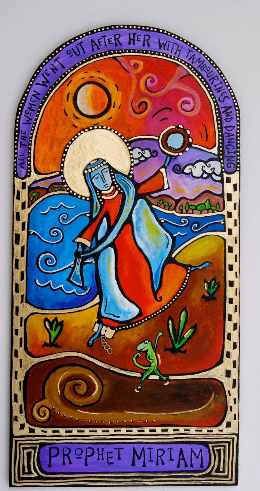 Prophet Miriam, Art Print, Dancing Monk Series - Etsy