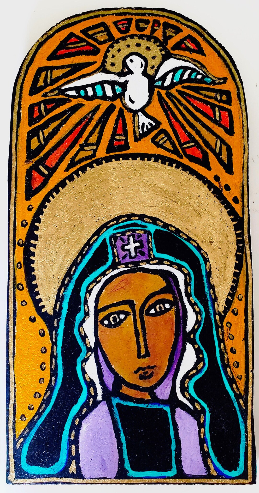 Mary of the Immaculate Conception, Art Print - Etsy