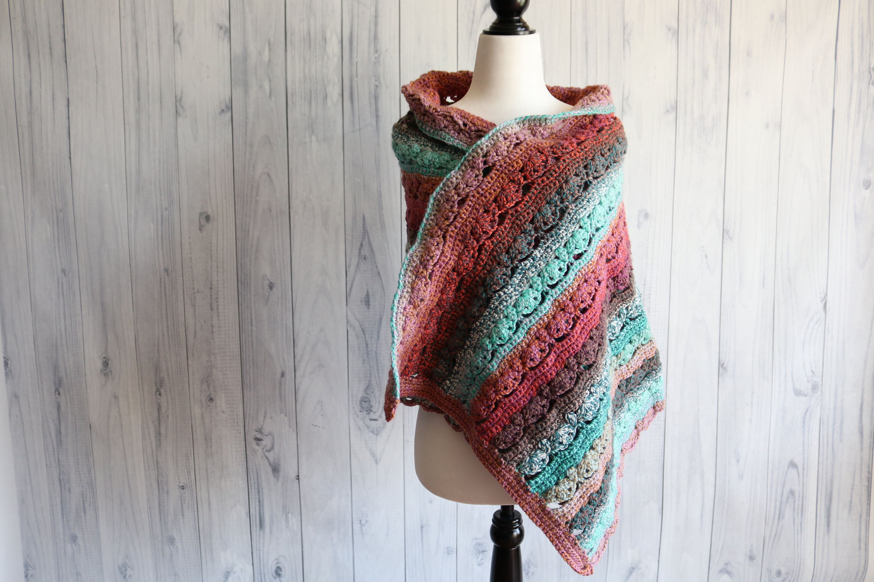 Spring Blossom Crochet Shawl CROCHET PATTERN | Etsy