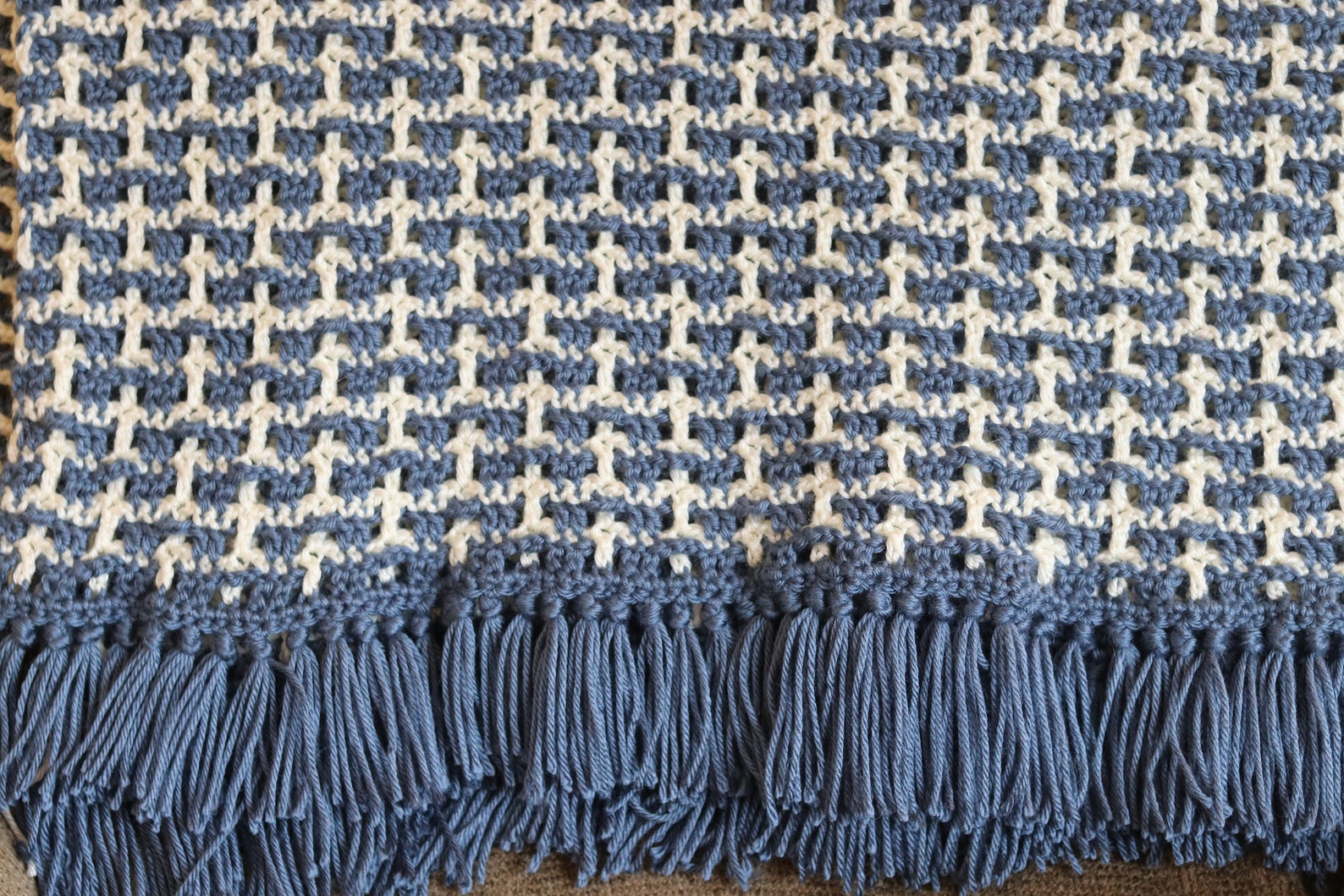 Open Weave Blanket CROCHET PATTERN - Etsy