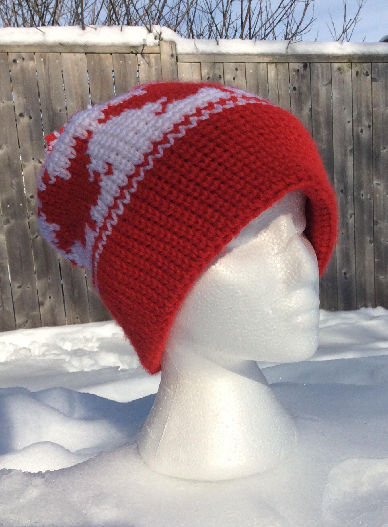 Maple Leaf Toque Hat Beanie CROCHET PATTERN - Etsy