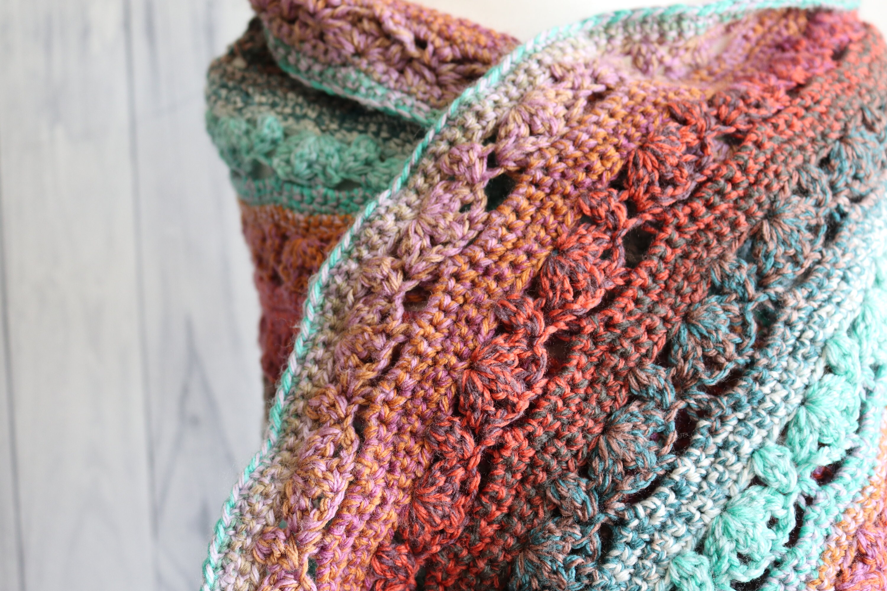 Spring Blossom Crochet Shawl CROCHET PATTERN | Etsy