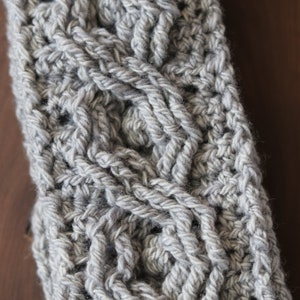 Diamond Cable Ear Warmer CROCHET PATTERN - Etsy