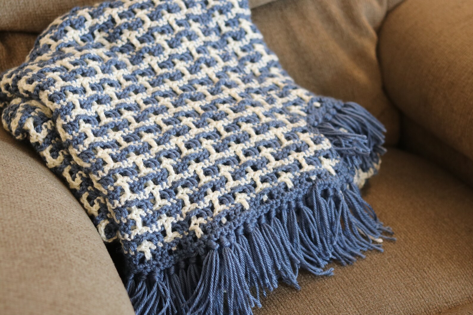 Open Weave Blanket CROCHET PATTERN - Etsy