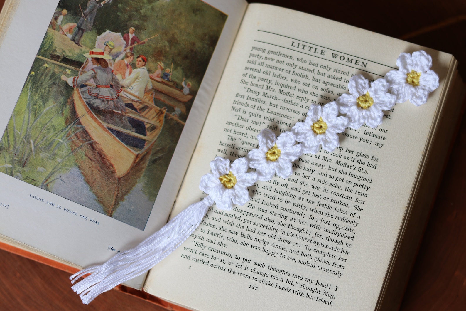 Dainty Daisy Bookmark CROCHET PATTERN - Etsy