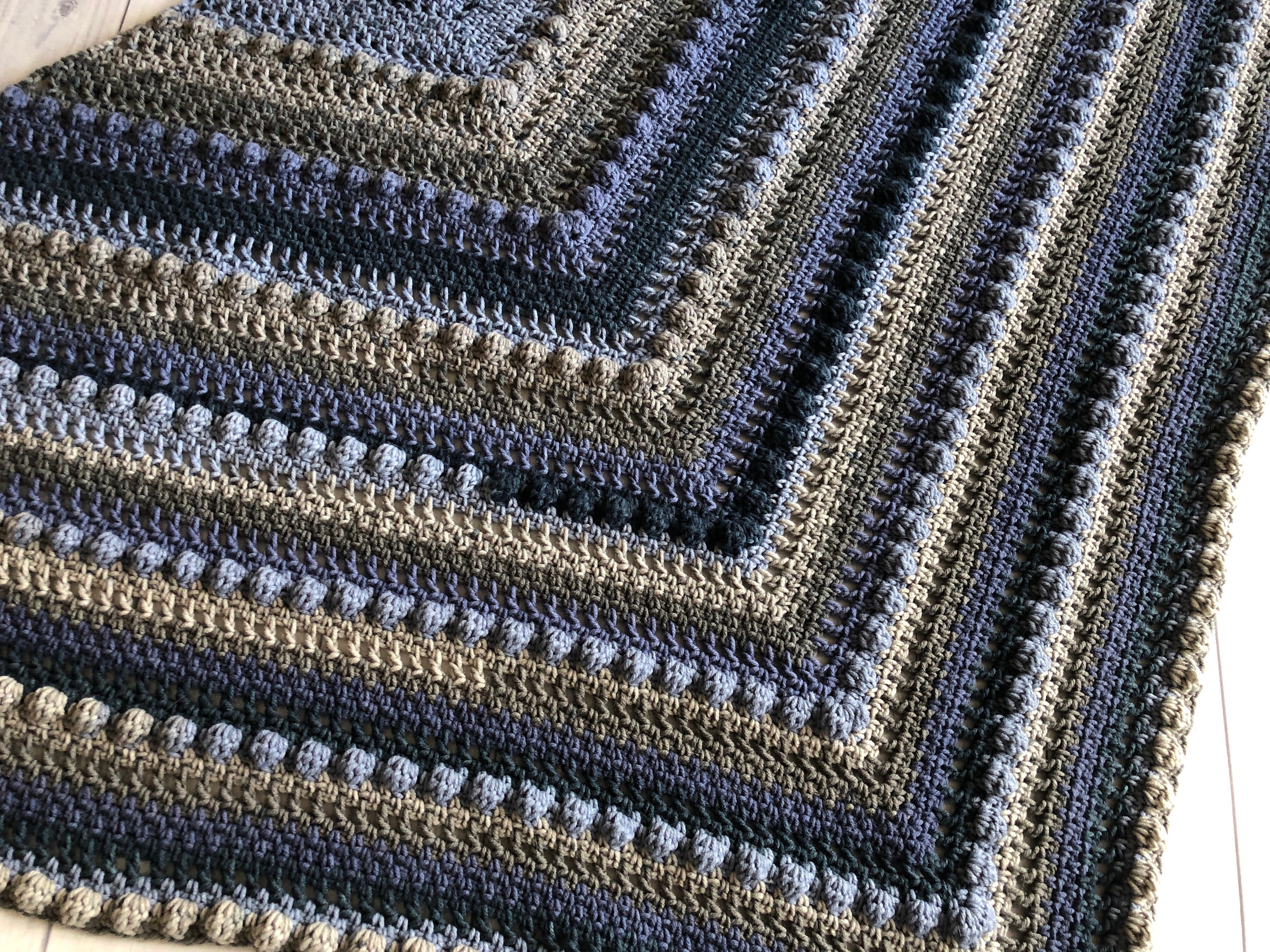 Stormy Seas Crochet Triangle Shawl - CROCHET PATTERN - Etsy