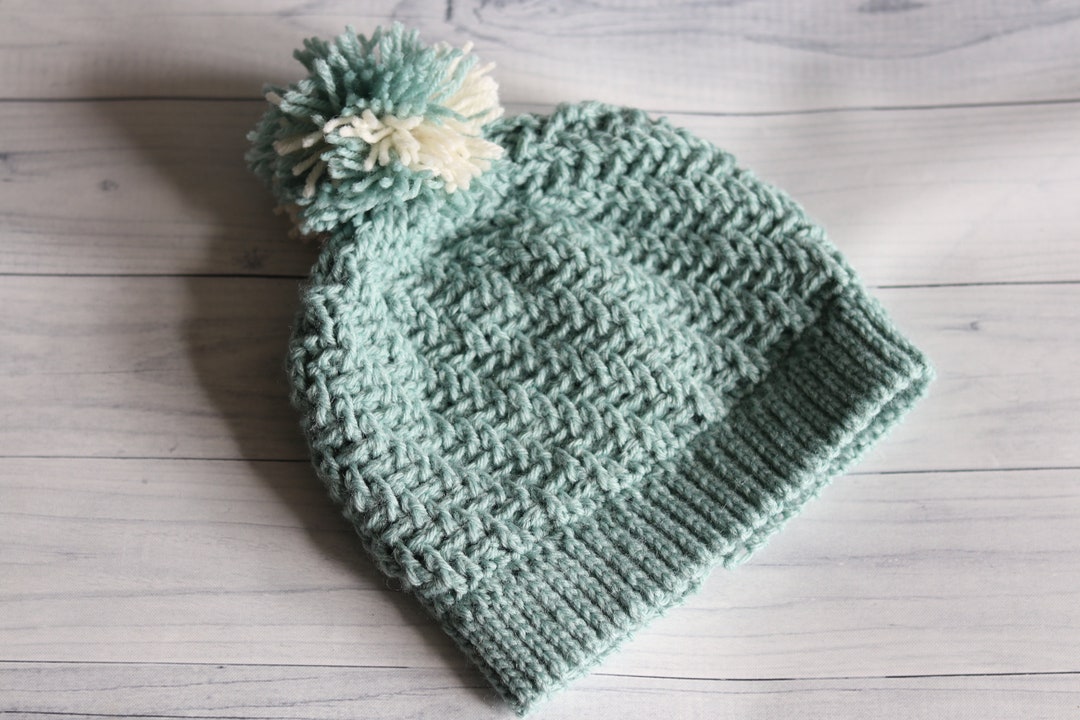 Mountain Ridge Beanie CROCHET PATTERN - Etsy