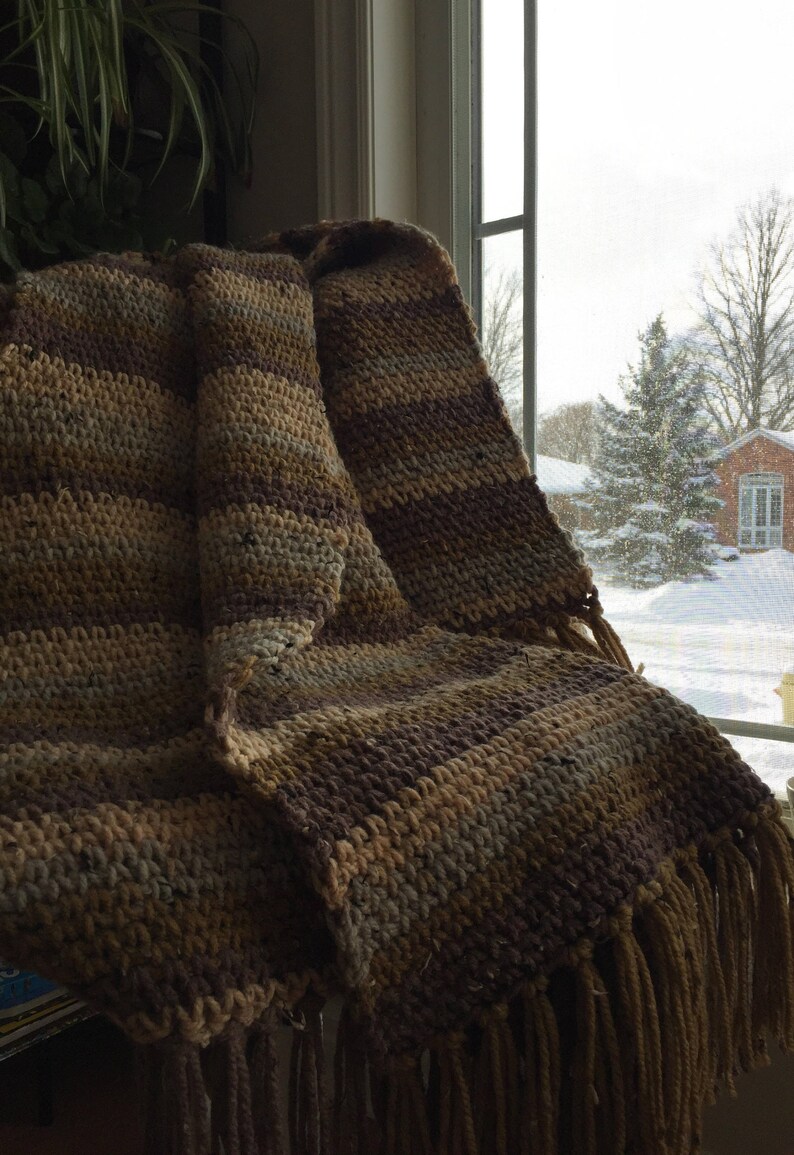 Winter Cottage Throw - Blanket - Crochet Pattern - PDF Download - Etsy ...