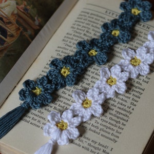 Dainty Daisy Bookmark CROCHET PATTERN - Etsy