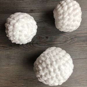 Crochet Snowballs - CROCHET PATTERN - Etsy