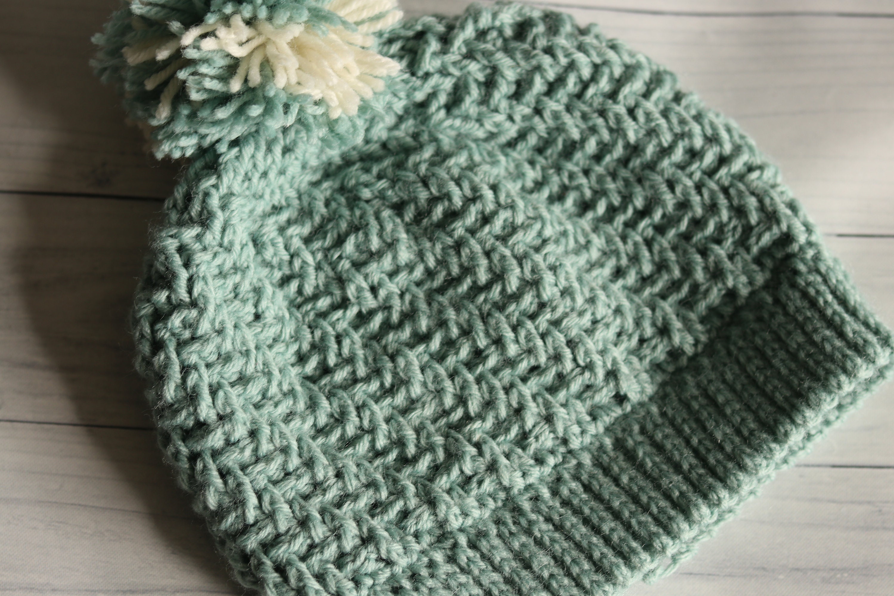 Mountain Ridge Beanie CROCHET PATTERN - Etsy