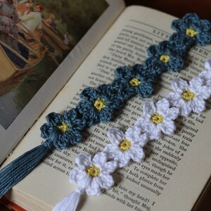 Dainty Daisy Bookmark CROCHET PATTERN - Etsy