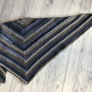 Stormy Seas Crochet Triangle Shawl - CROCHET PATTERN - Etsy