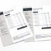 Invoice Template | the Zara Moore Invoice Design - Etsy