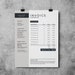 Invoice Template | the Zara Moore Invoice Design - Etsy