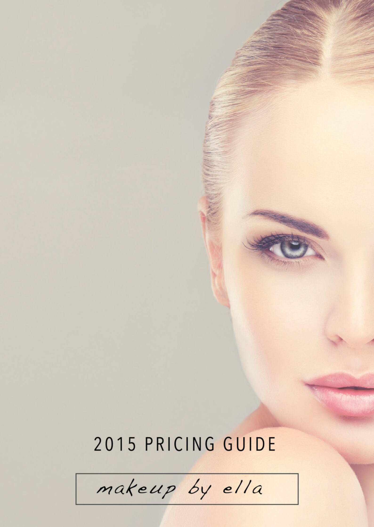 Makeup Price List | Price Guide Design | Template - Etsy Australia