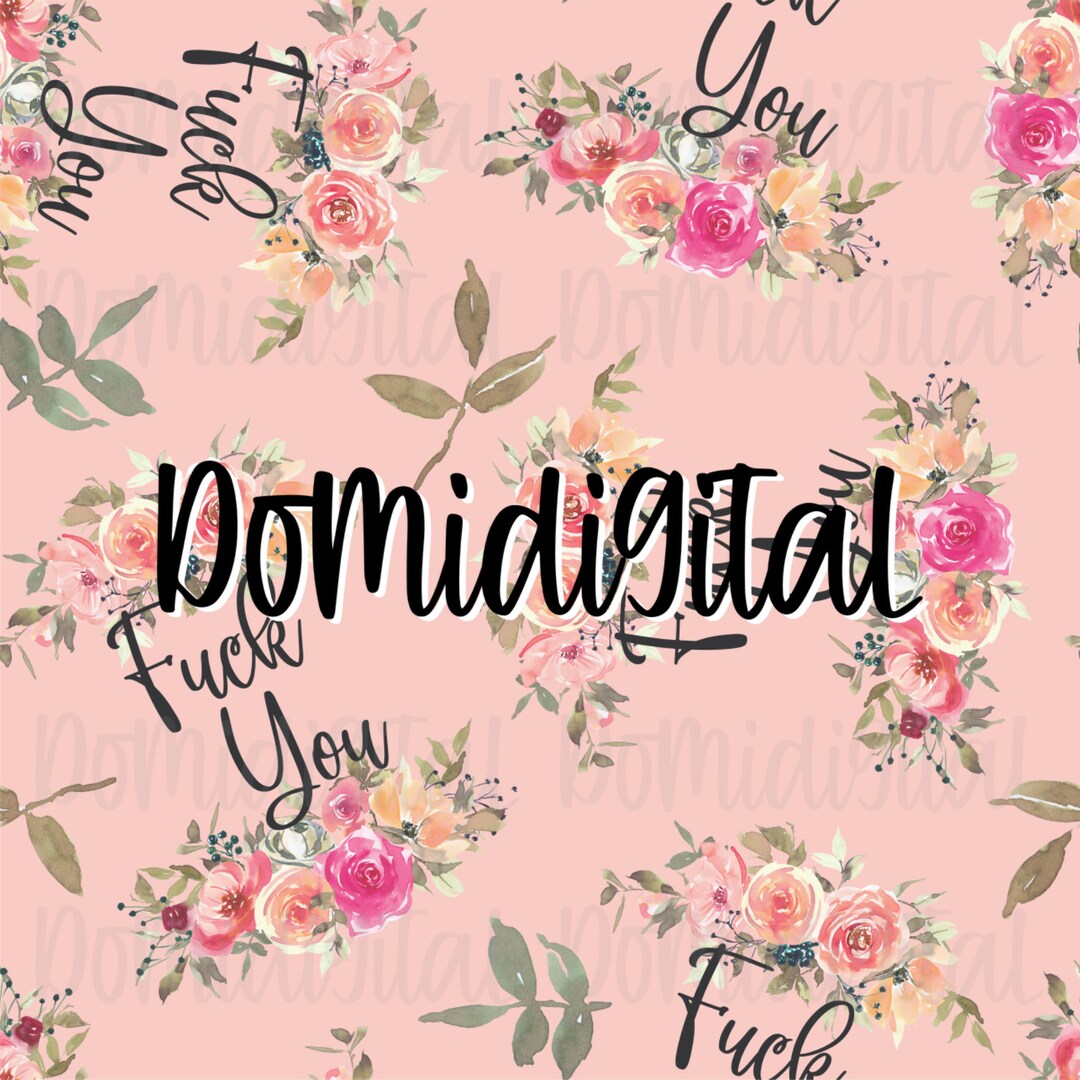 Curse Word Seamless File/ Curse Words Pattern/ Word Pattern/ Phrase ...