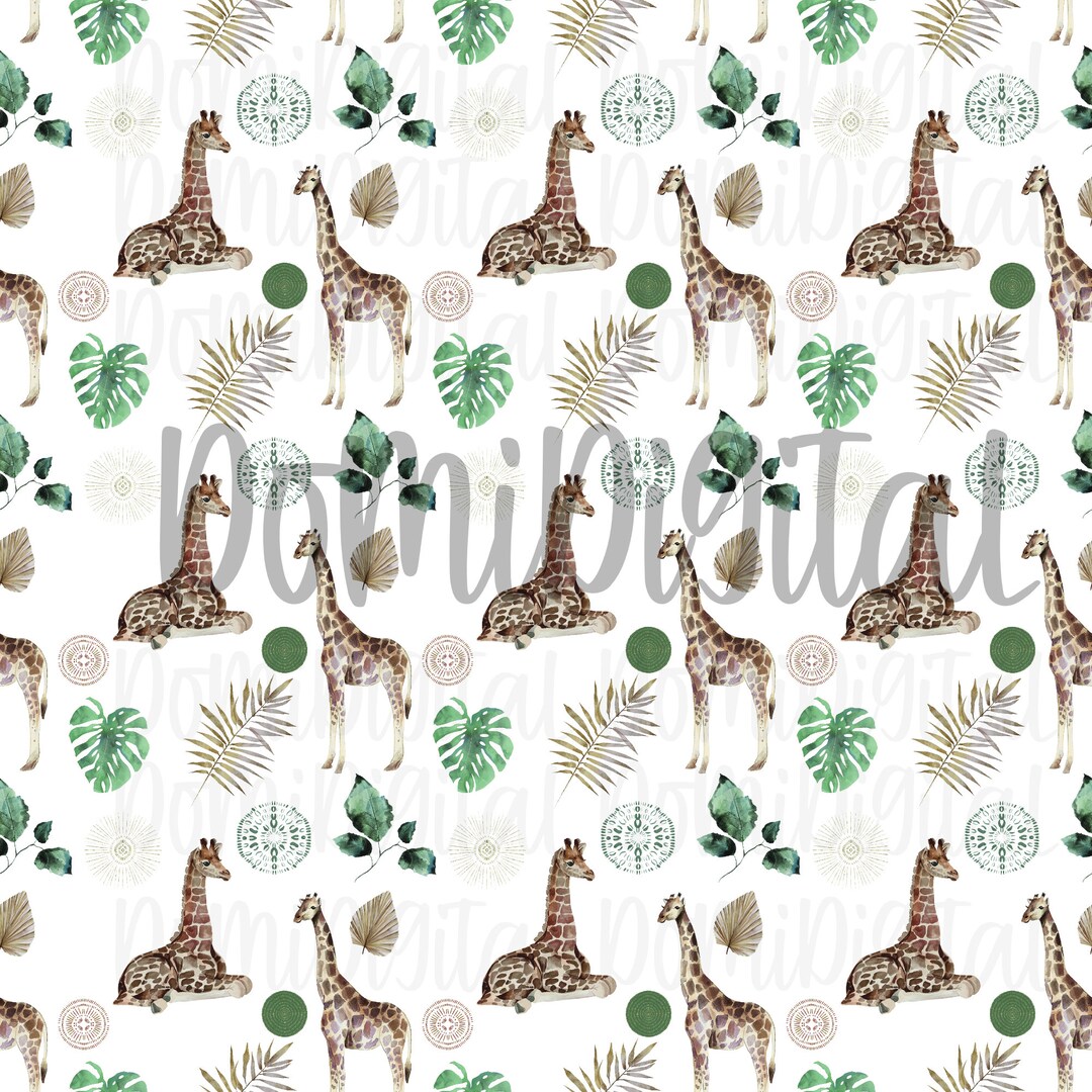 Giraffe Seamless Pattern/giraffe Print/fabric Pattern/surface Design ...