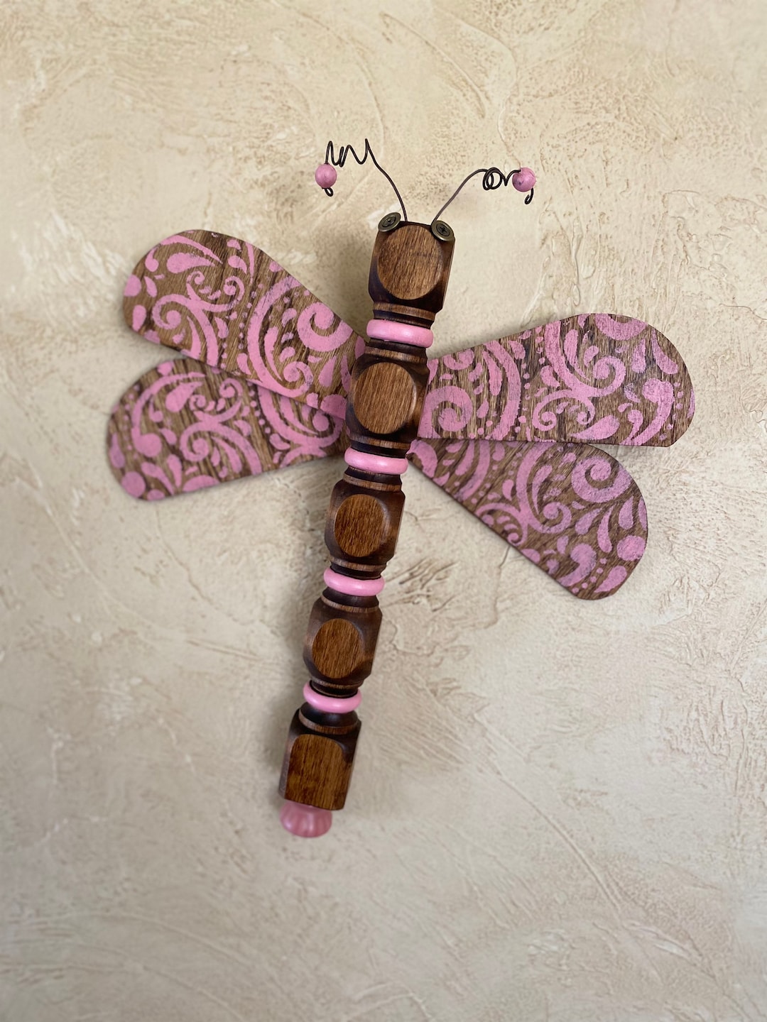 Wooden Table Leg Dragonfly - Indoor or Outdoor Decor - Dragonfly - Etsy