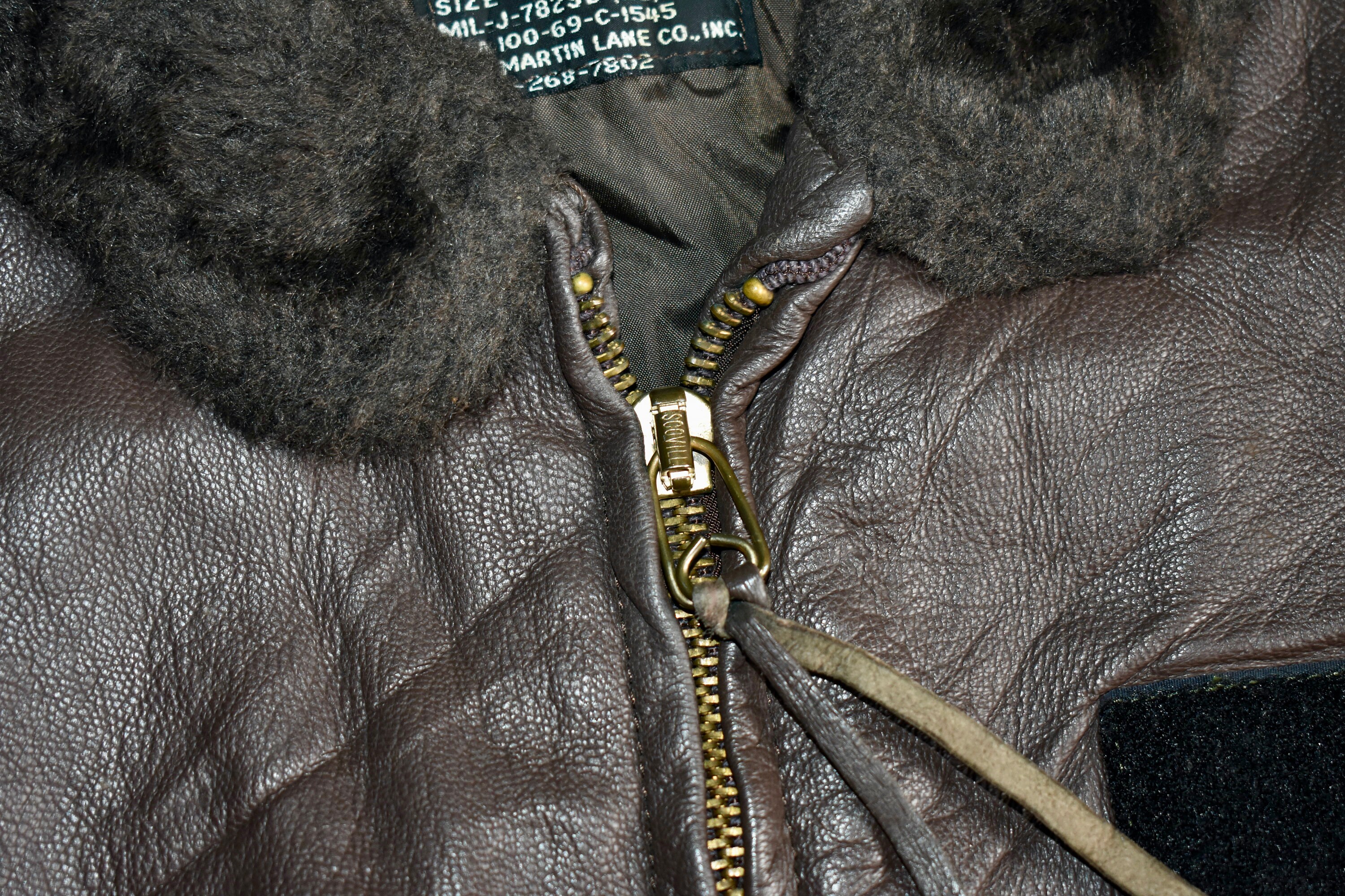 Vtg 1969 US NAVY Brown Goatskin Leather Type G-1 Flight Bomber - Etsy
