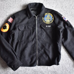 Vtg 1985 US Navy Med Cruise Embroidered Wool Military Souvenir Tour ...