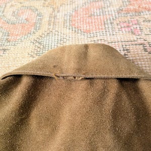 Vtg 60s IBEX Tan Brown Suede Leather Distressed Western Trucker Jacket ...