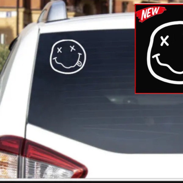 Nirvana Smiley Face Sticker - Etsy