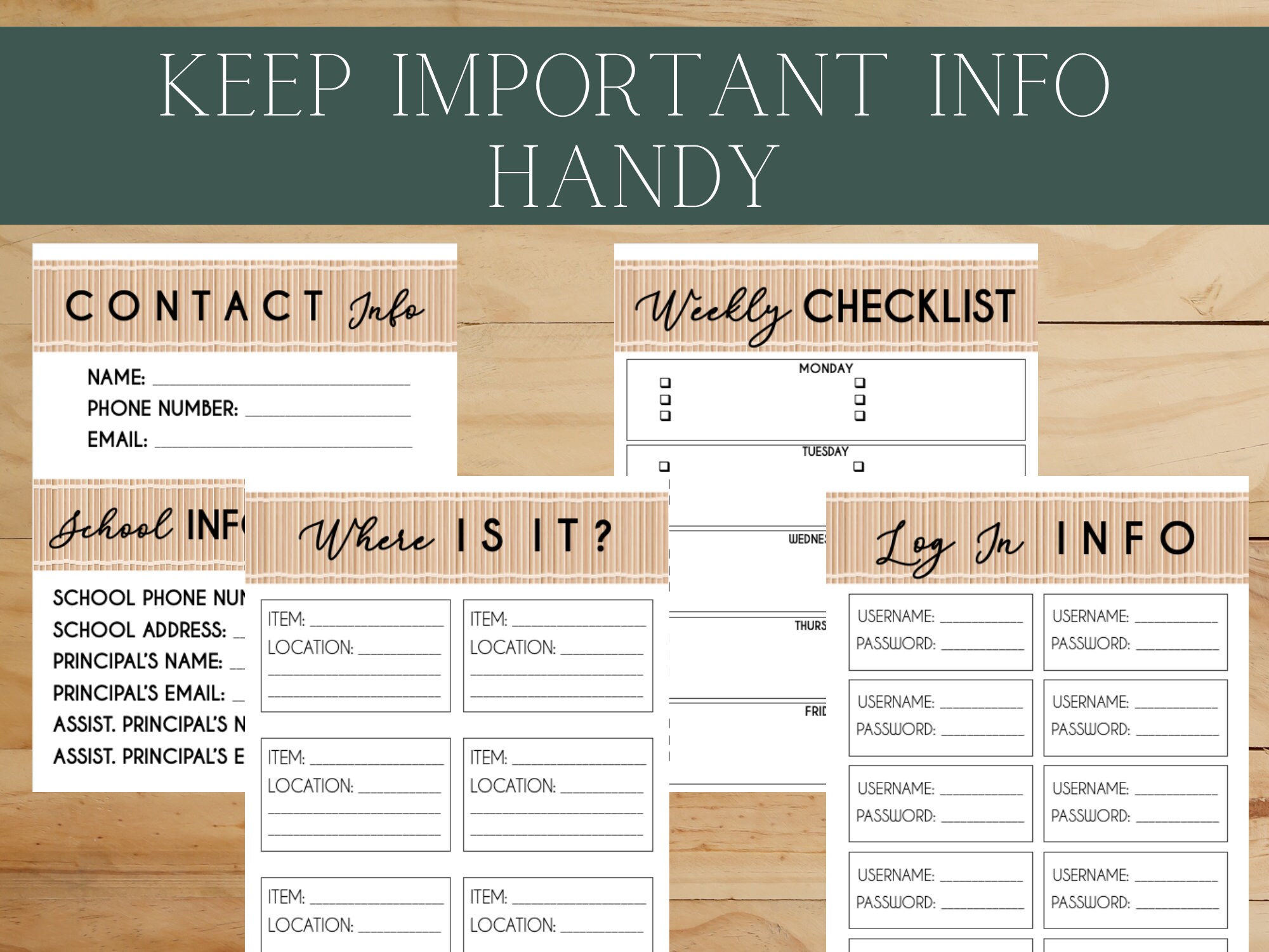 Editable Maternity Leave Binder for Teachers + Long Term Substitute ...