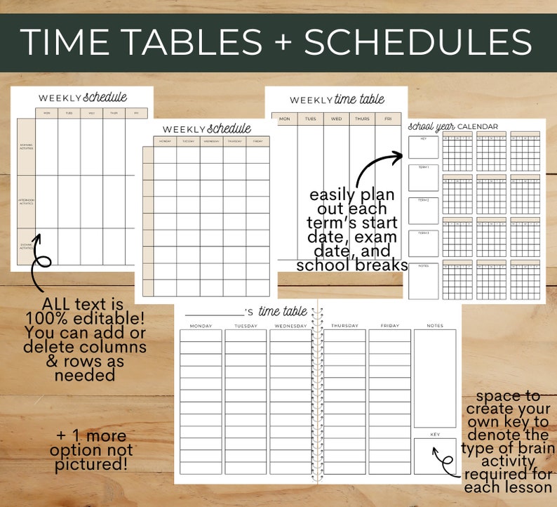 EDITABLE Charlotte Mason Homeschool Planner - Fully Customizable ...