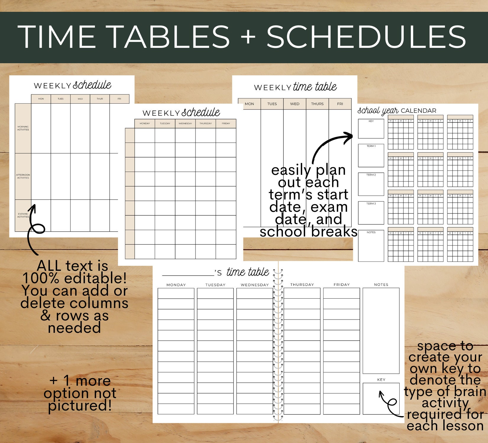 EDITABLE Charlotte Mason Homeschool Planner - Fully Customizable ...
