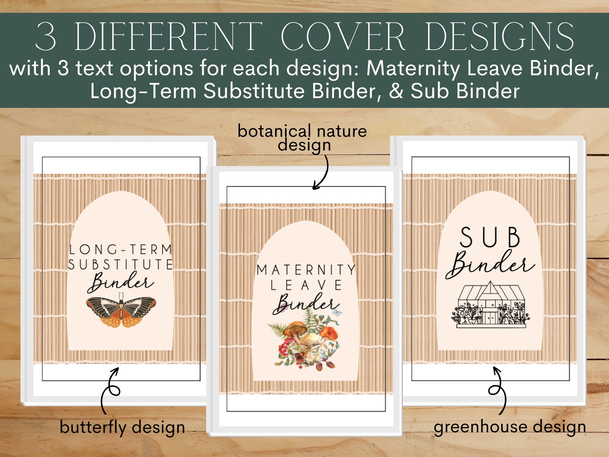 Editable Maternity Leave Binder for Teachers + Long Term Substitute ...