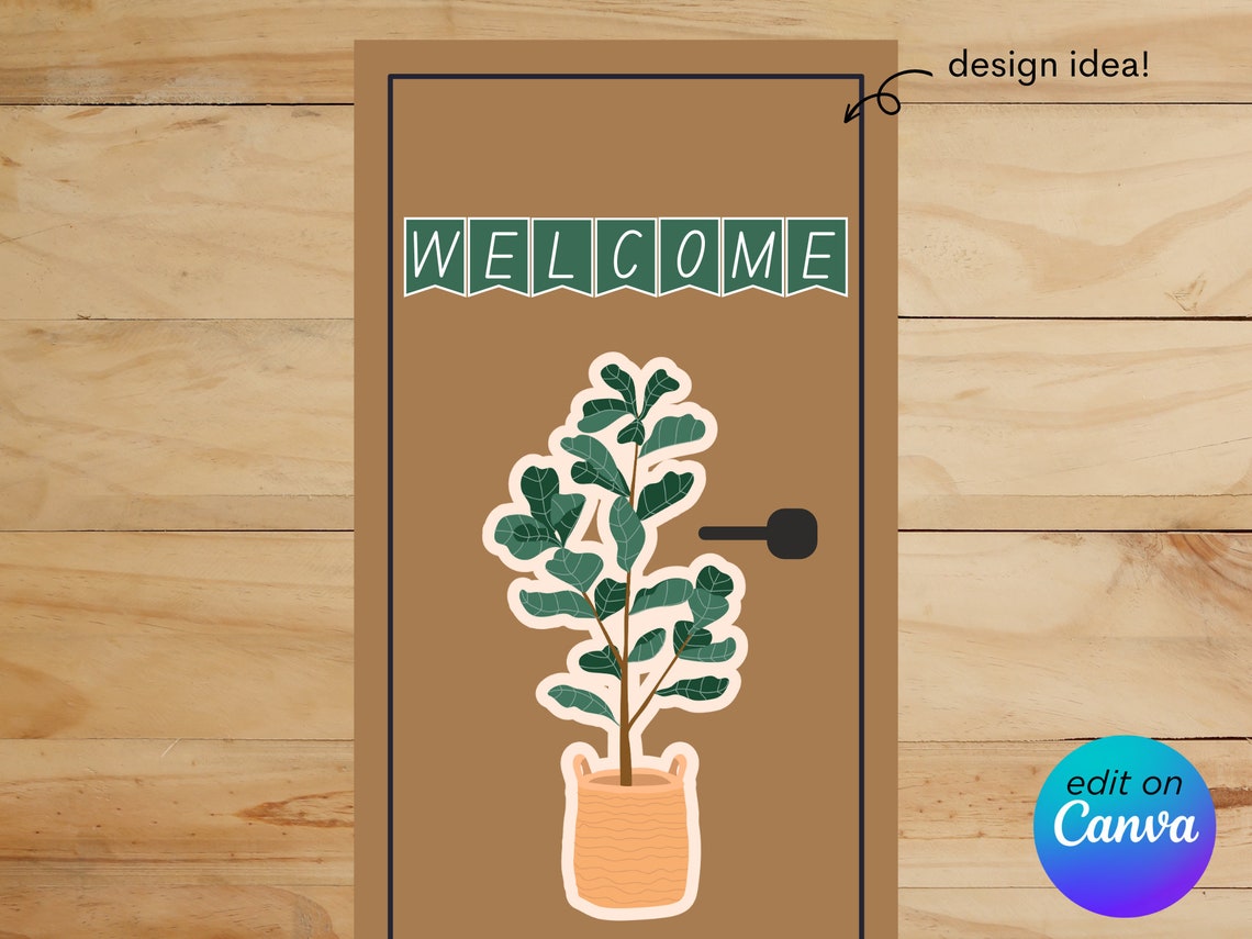 Boho Plant Bulletin Board Kit Houseplant Theme Classroom Decor - Etsy