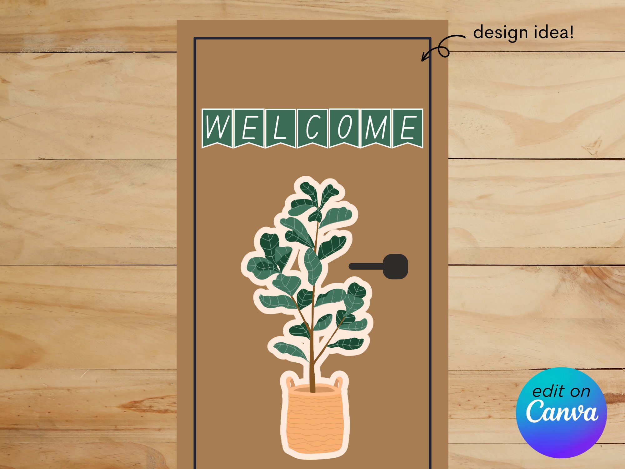 Boho Plant Bulletin Board Kit Houseplant Theme Classroom Decor - Etsy