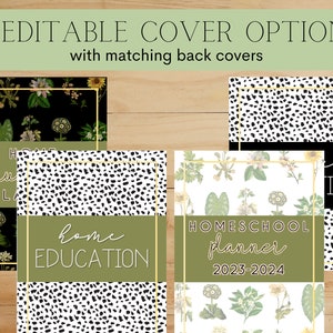 Editable Homeschool Planner for 2023-2024 - Dozens of Layouts for ...