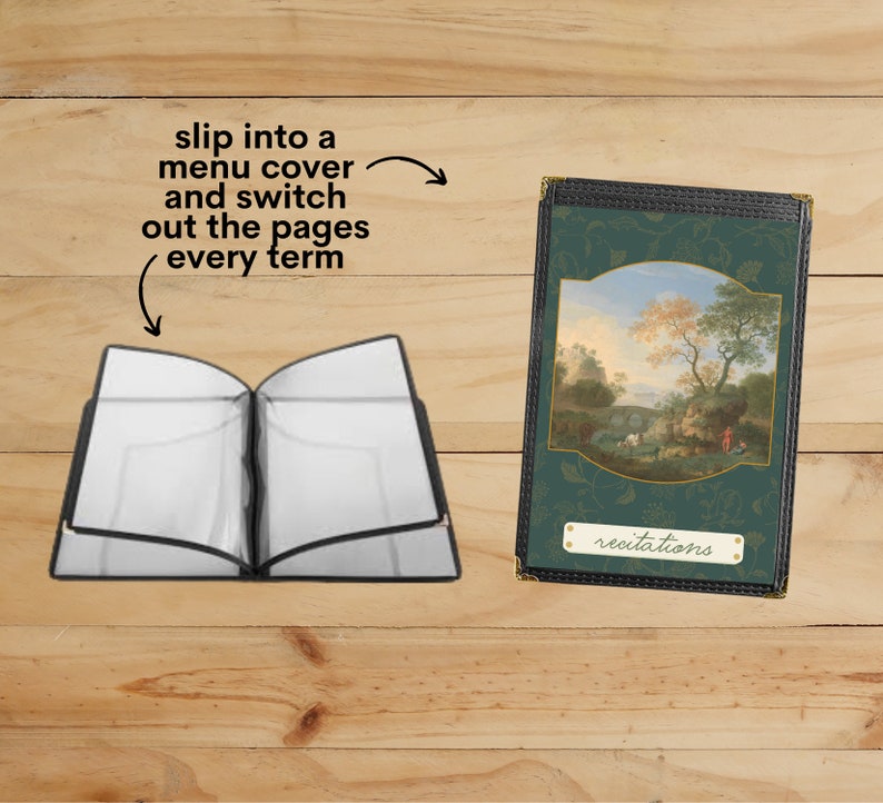 Charlotte Mason Recitations Planner & Menu - Memory Work Planner and ...