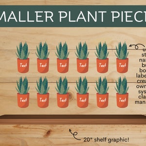 Boho Plant Bulletin Board Kit - Houseplant Theme Classroom Decor - Etsy