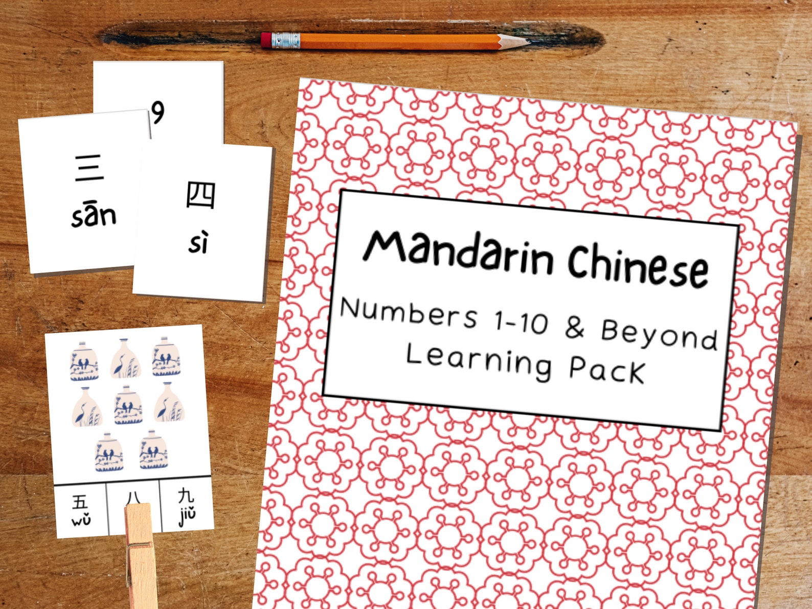 Learn Numbers in Mandarin Chinese Printable Learning Pack - Etsy