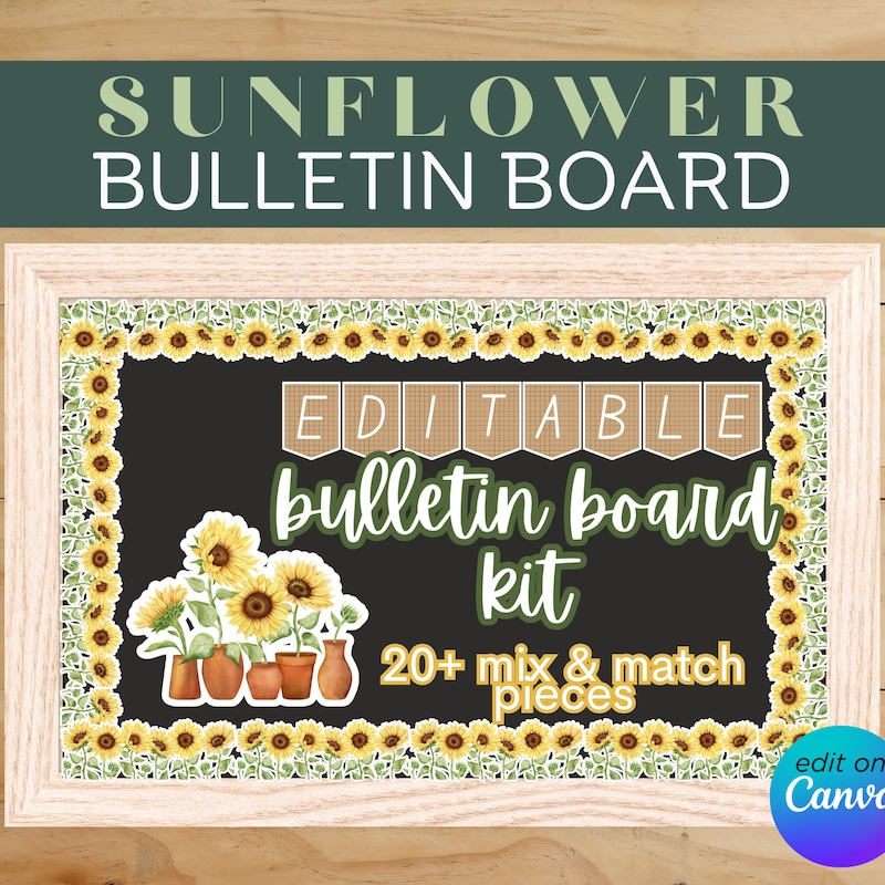 Sunflower Bulletin Board - Etsy