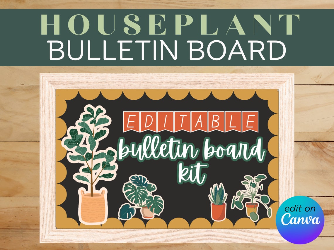 Boho Plant Theme Classroom Decor BUNDLE Houseplant Classroom - Etsy
