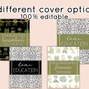 ULTIMATE Homeschool Planner 100% Editable & Dozens of Layouts digital ...