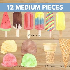 Ice Cream Shop Bulletin Board Kit - EDITABLE Watercolor Ice Cream Theme ...