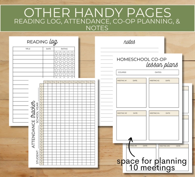 Ultimate Homeschool Planner LITE VERSION | Basic Homeschooling Planner ...