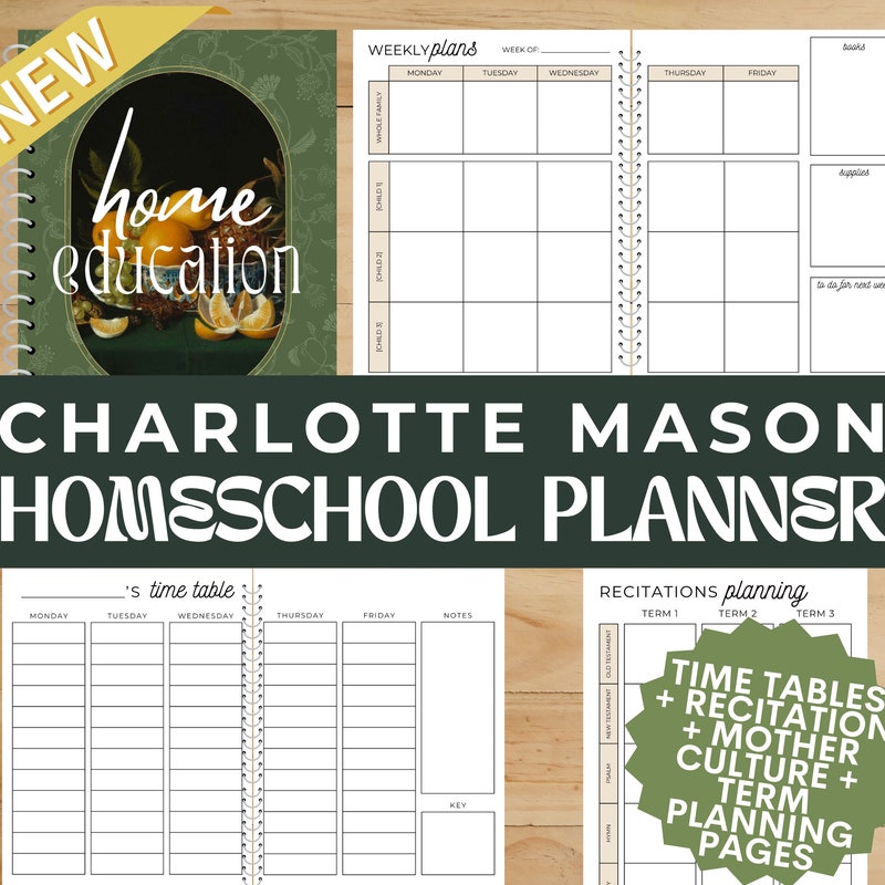 Homeschool Planner - Etsy