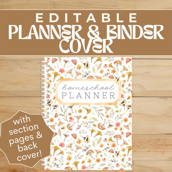 Planner Cover - Etsy