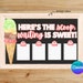 Ice Cream Shop Bulletin Board Kit - EDITABLE Watercolor Ice Cream Theme ...